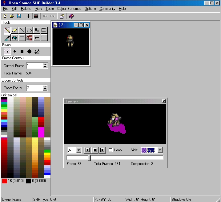 OS SHP Builder 3.4 Feature: Side Colour Preview. | Project Perfect Mod