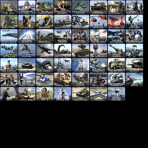 Ra2 and YR Cameos converted for Generals | Project Perfect Mod