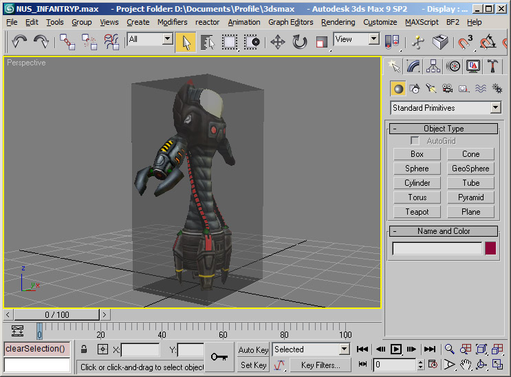 Wormman (C&C4 Beta2 NOD Engineer) (.max and .w3x) | Project Perfect Mod